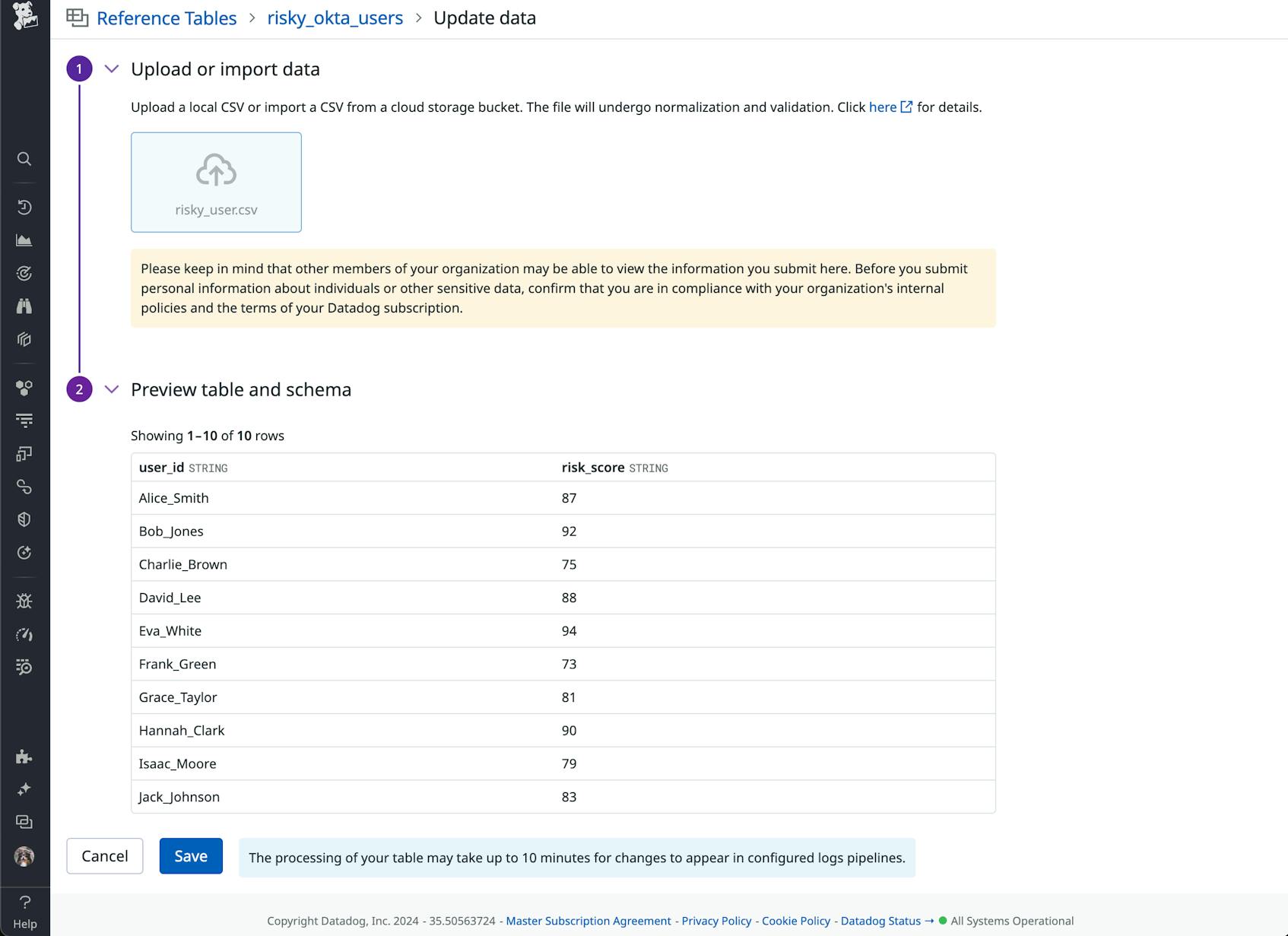 Add More Context to Cloud SIEM Detections and Investigations With Datadog Reference Tables | Datadog
