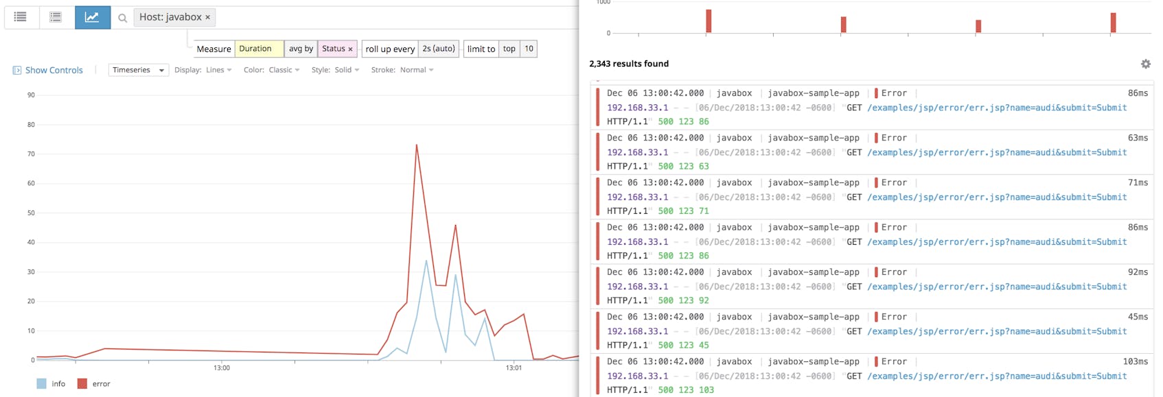 Analyzing Tomcat Logs and Metrics With Datadog | Datadog