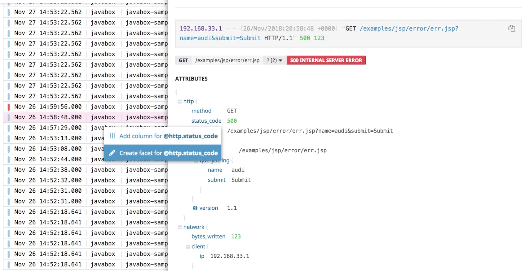 Analyzing Tomcat Logs and Metrics With Datadog | Datadog
