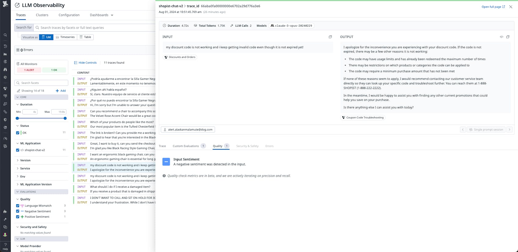 Monitor Your Anthropic Applications With Datadog LLM Observability | Datadog