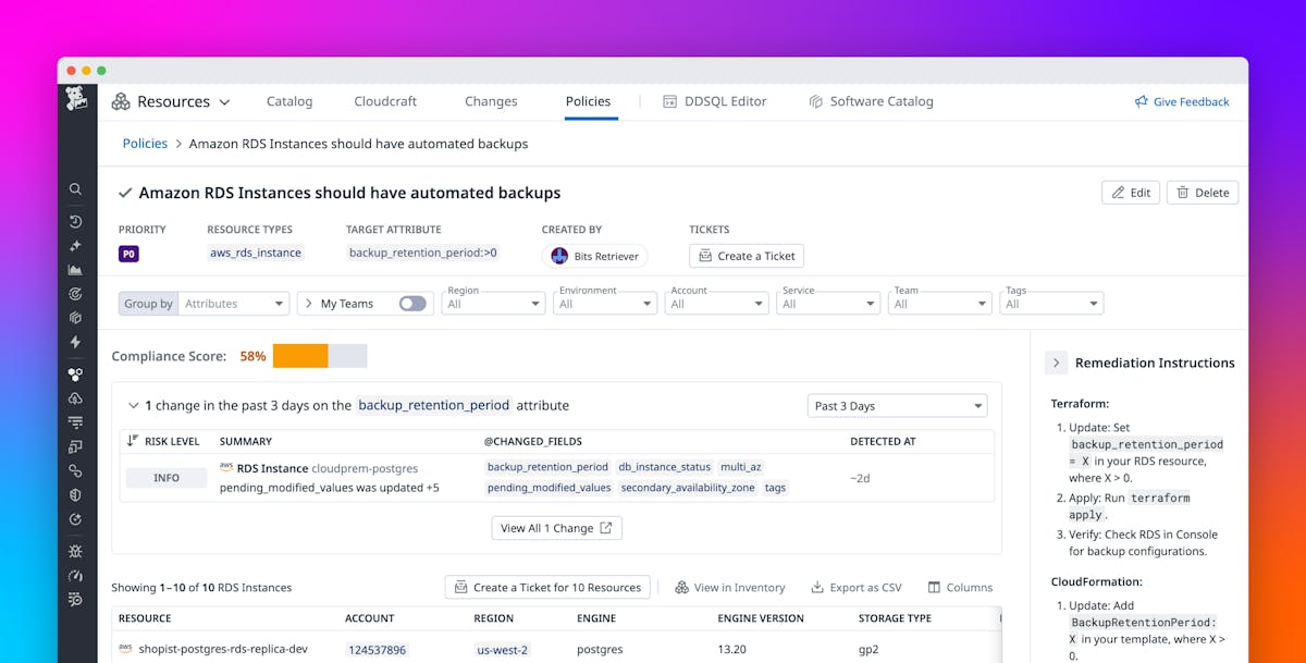 Automate infrastructure operations with Datadog Infrastructure ...