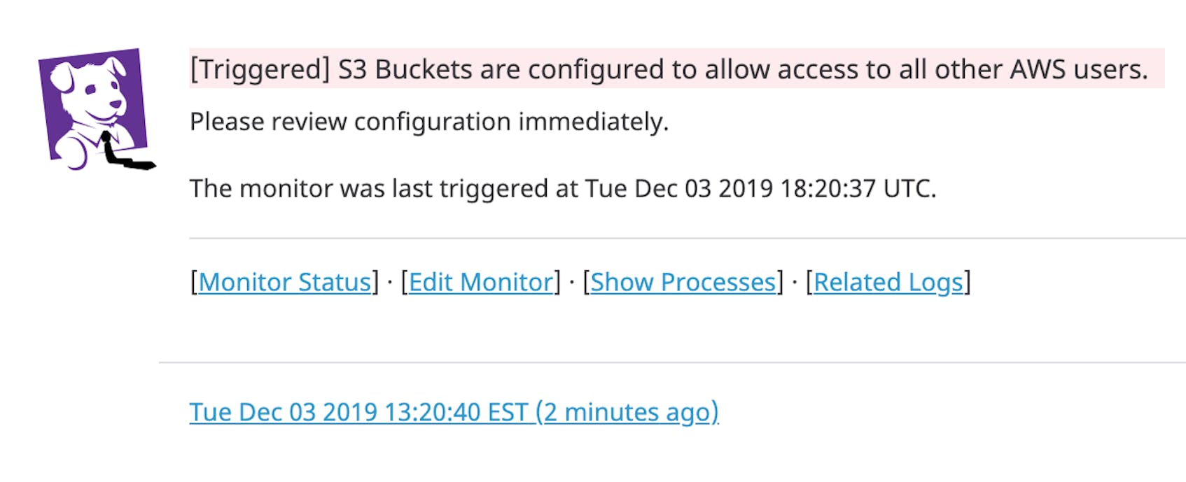 Monitor AWS IAM Access Analyzer Findings With Datadog | Datadog