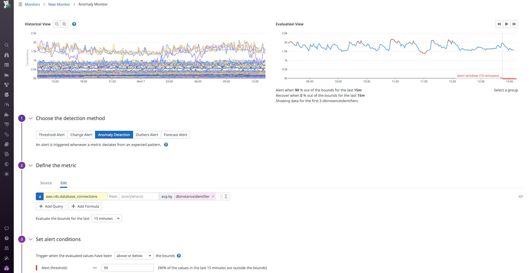 Enable Preconfigured Alerts With Recommended Monitors for AWS | Datadog