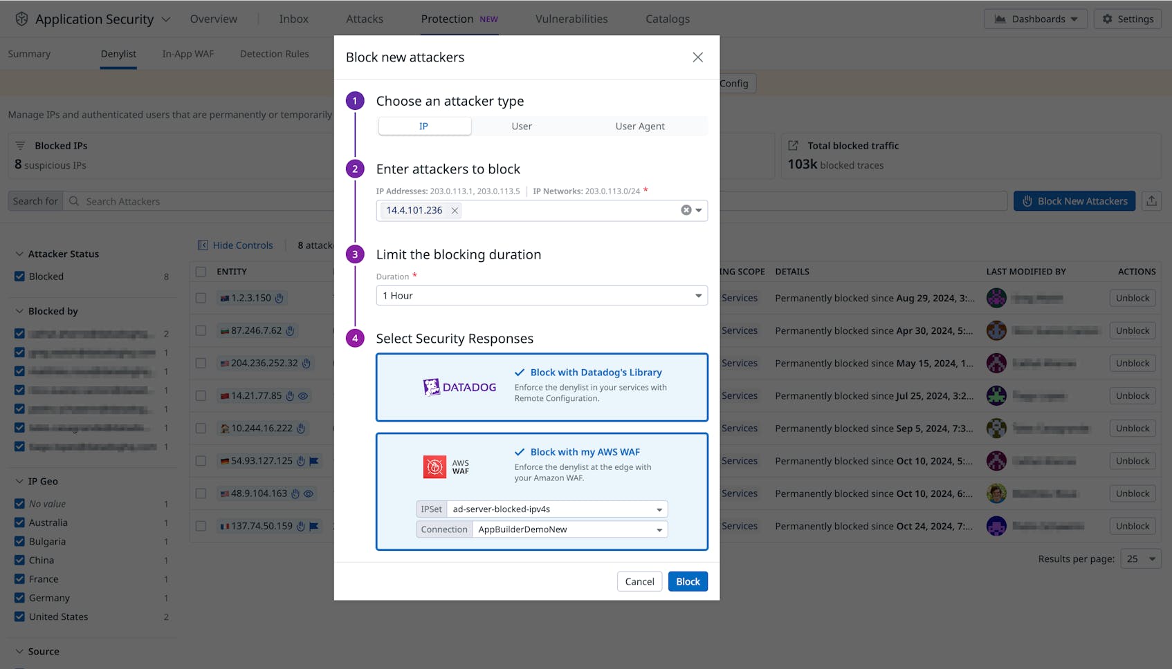 Monitor AWS WAF Activity With Datadog | Datadog