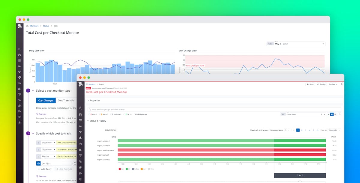 React quickly to cost overruns with Cost Monitors for Datadog Cloud ...