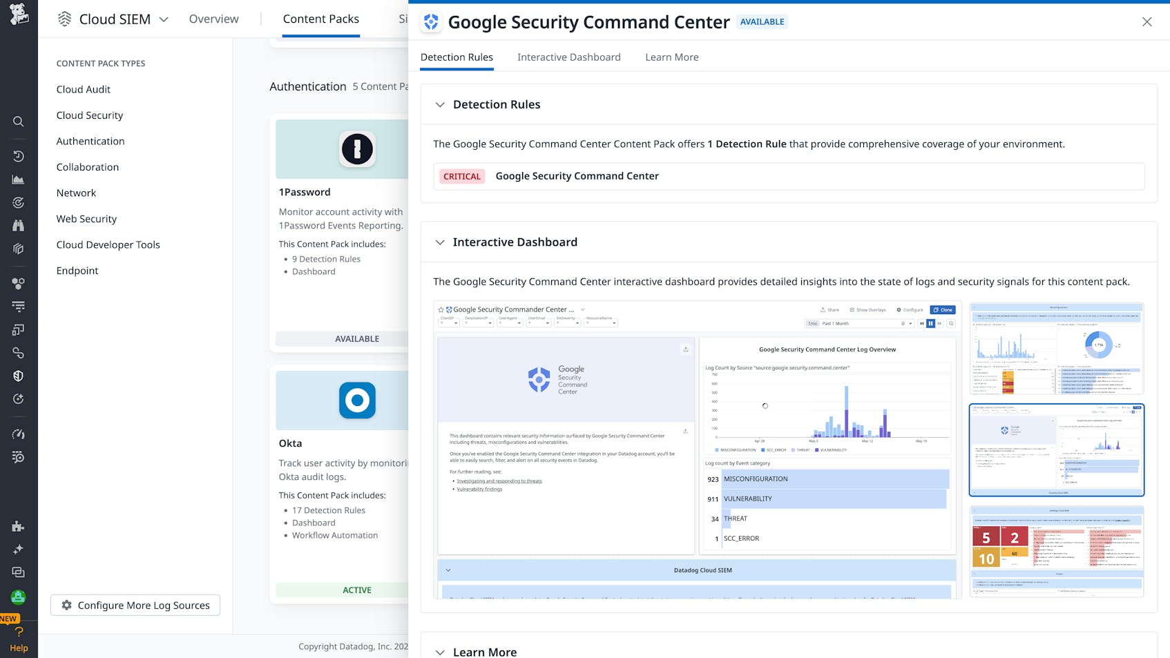 What’s New in Cloud SIEM Content Packs: September 2024 | Datadog