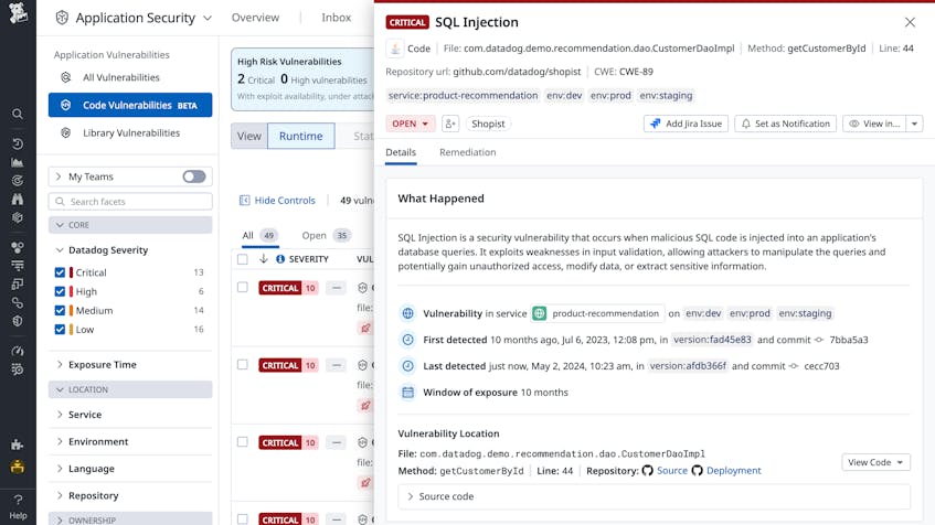 Datadog Code Security Achieves 100 Percent Accuracy in OWASP Benchmark by Using an IAST Approach ...