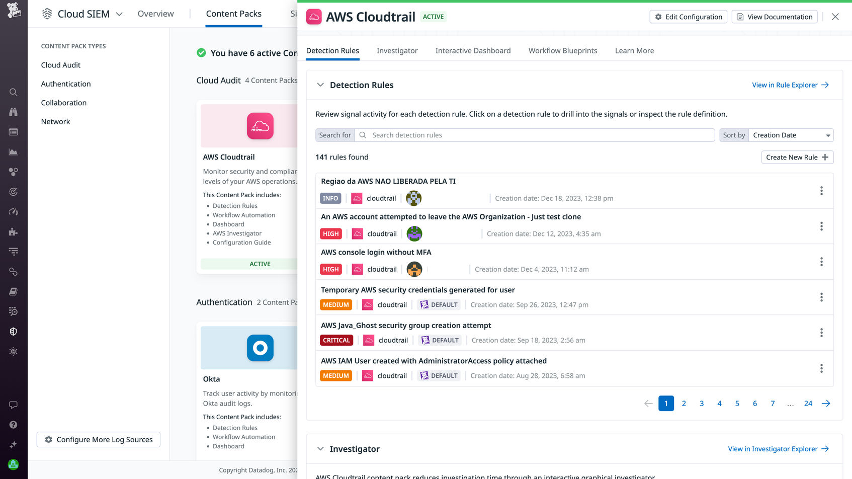 Easily Ingest and Monitor Security Logs With Cloud SIEM Content Packs ...