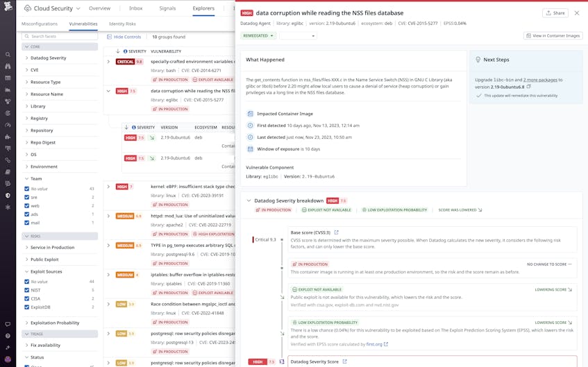 Mitigate Infrastructure Vulnerabilities With Datadog Cloud Security ...