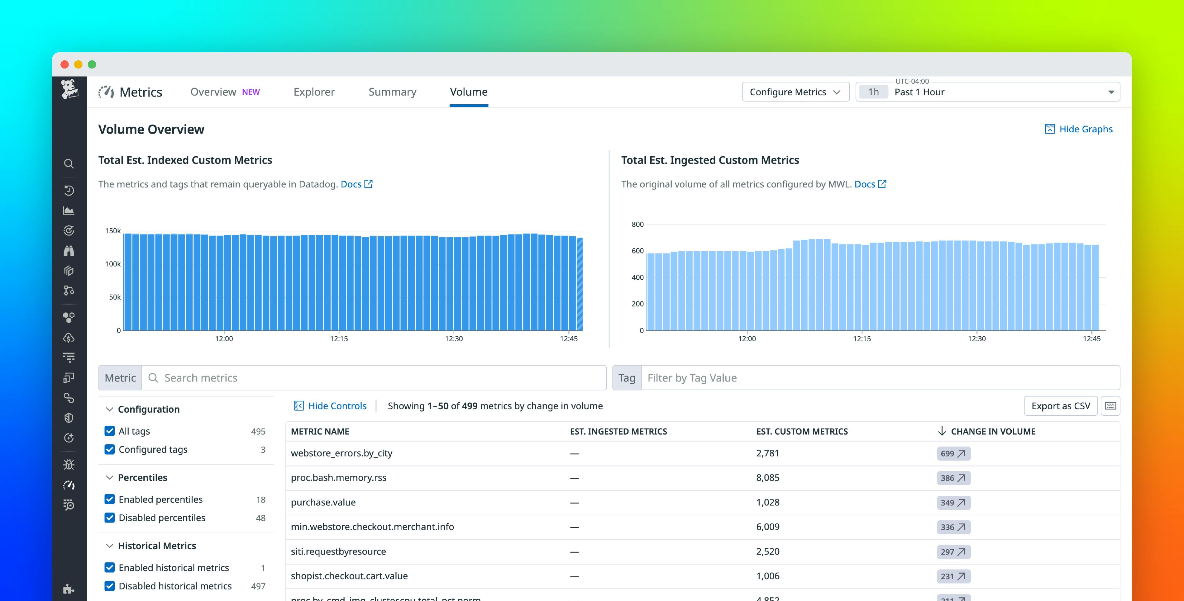 Unlock advanced query functionality with distribution metrics | Datadog
