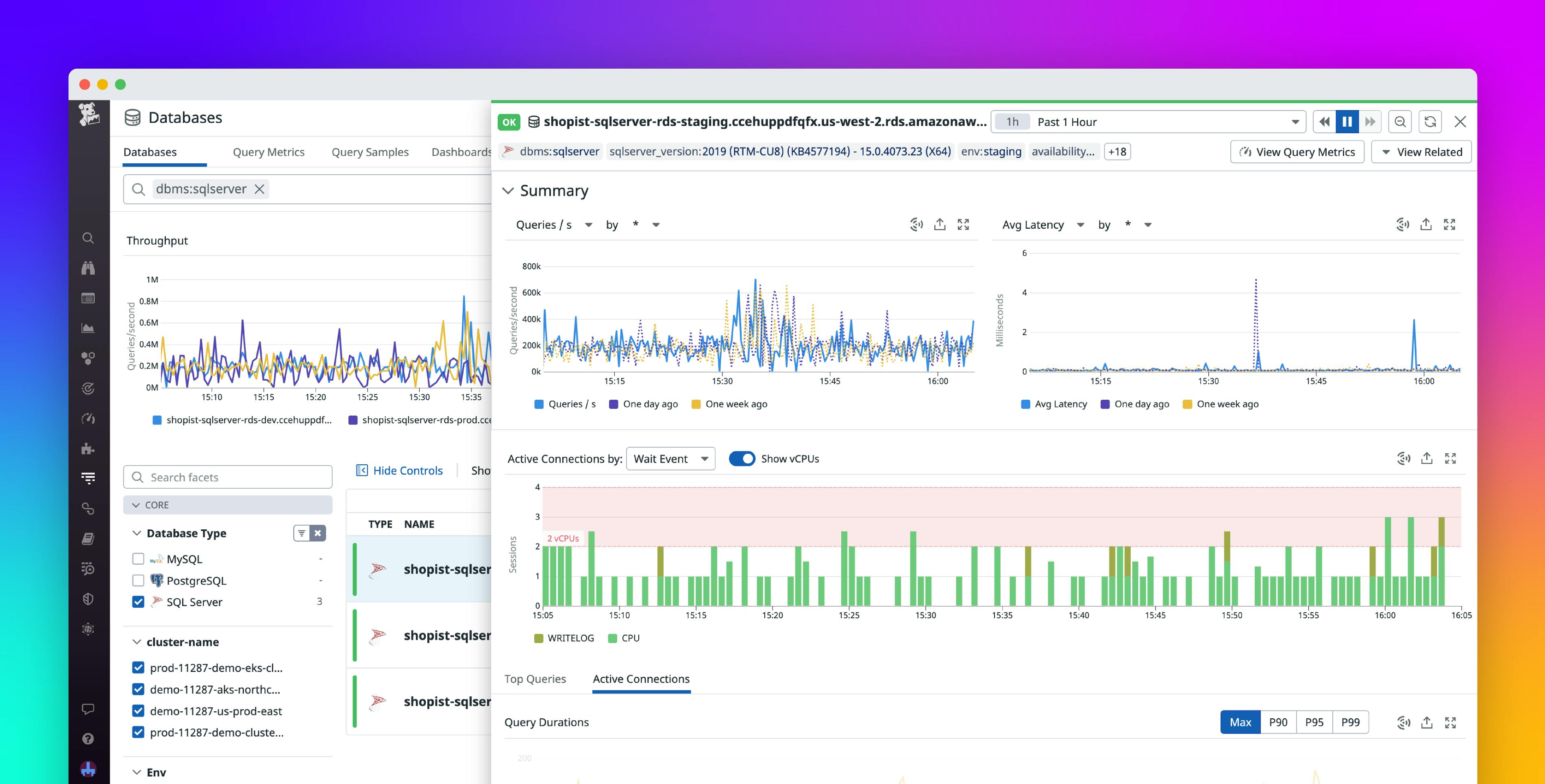 Analyze Wait Events and In-Flight Queries With the Datadog Database ...