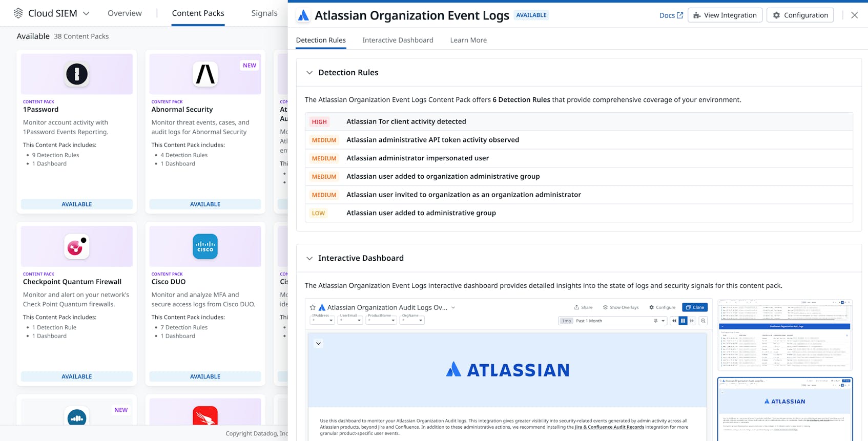 Monitor Your Atlassian Audit Records and Event Logs With Datadog Cloud ...