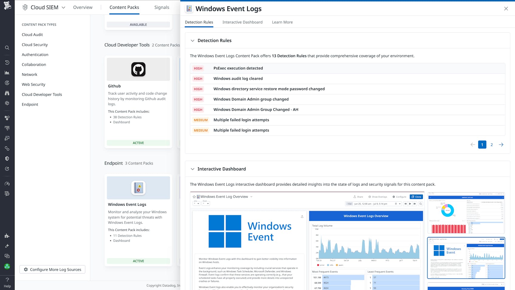 Monitor Your Windows Event Logs With Datadog Cloud SIEM | Datadog