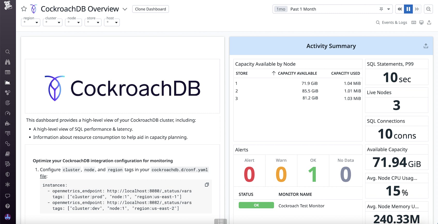 Datadog Integration Roundup: Apache Impala, CockroachDB, and More | Datadog