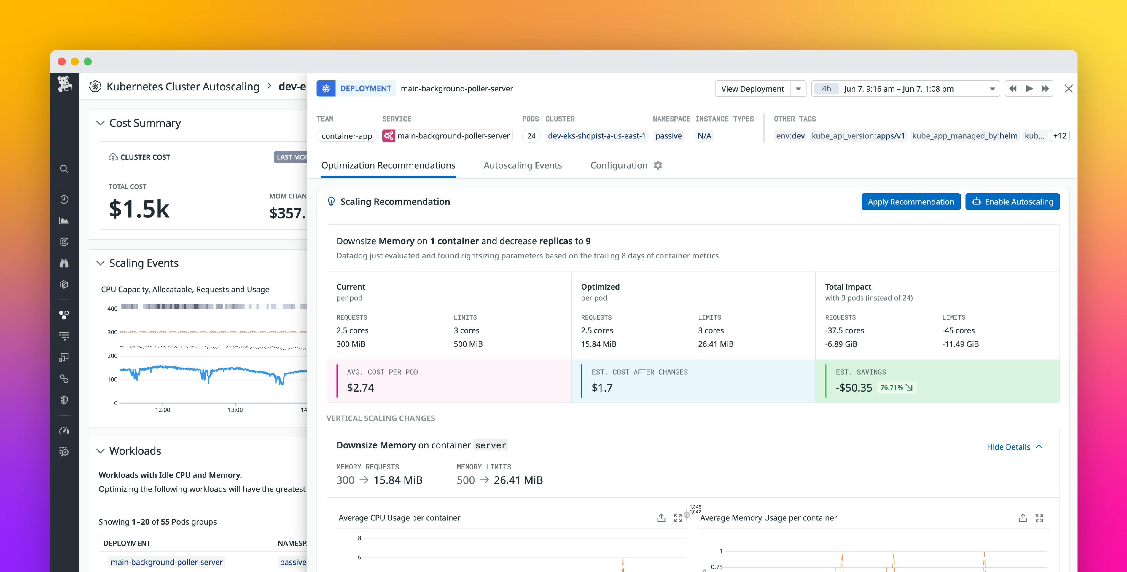 Kubernetes Monitoring | Datadog