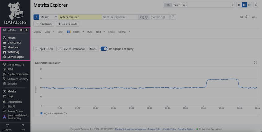 A Closer Look at Our Navigation Redesign | Datadog