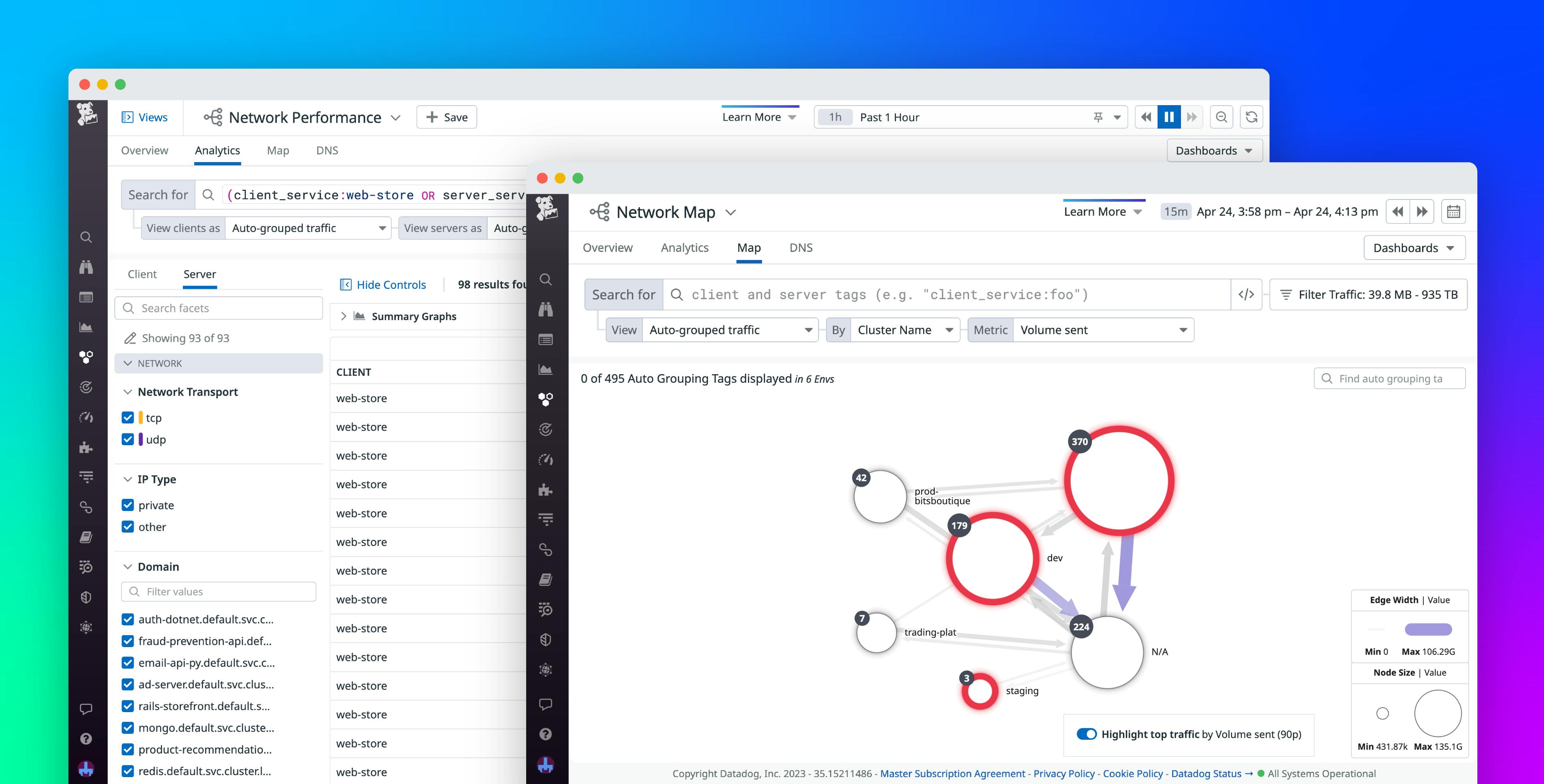 Streamline Network Investigations With an Enhanced Querying and Map Experience | Datadog