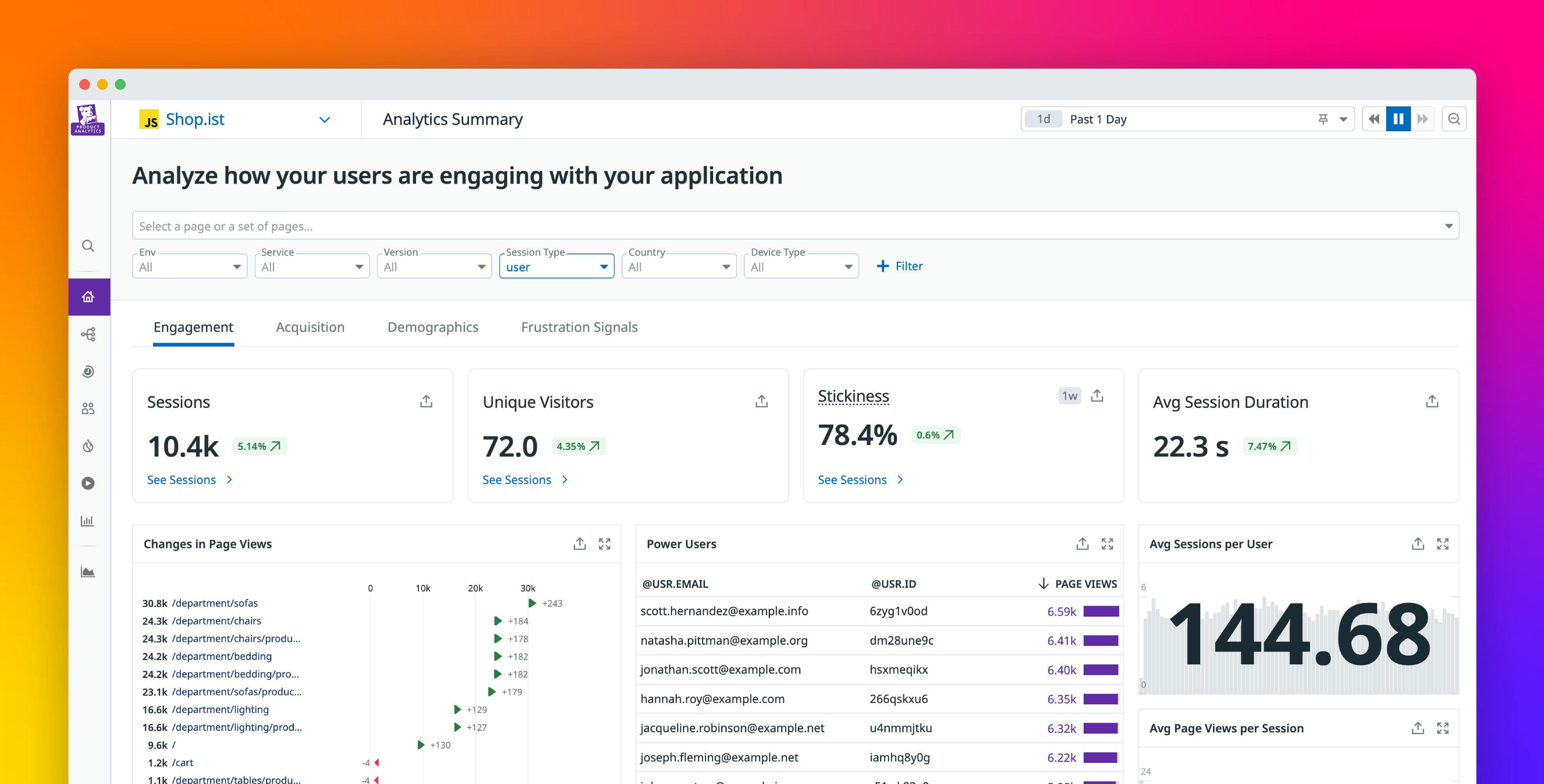 Make Data-Driven Design Decisions With Product Analytics | Datadog