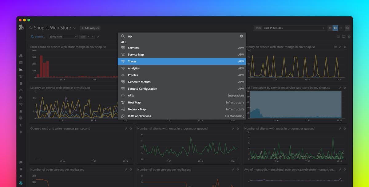 Introducing the Datadog Quick Nav Menu | Datadog