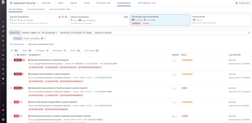 Mitigate Vulnerabilities From Third-Party Libraries With Datadog Software Composition Analysis ...