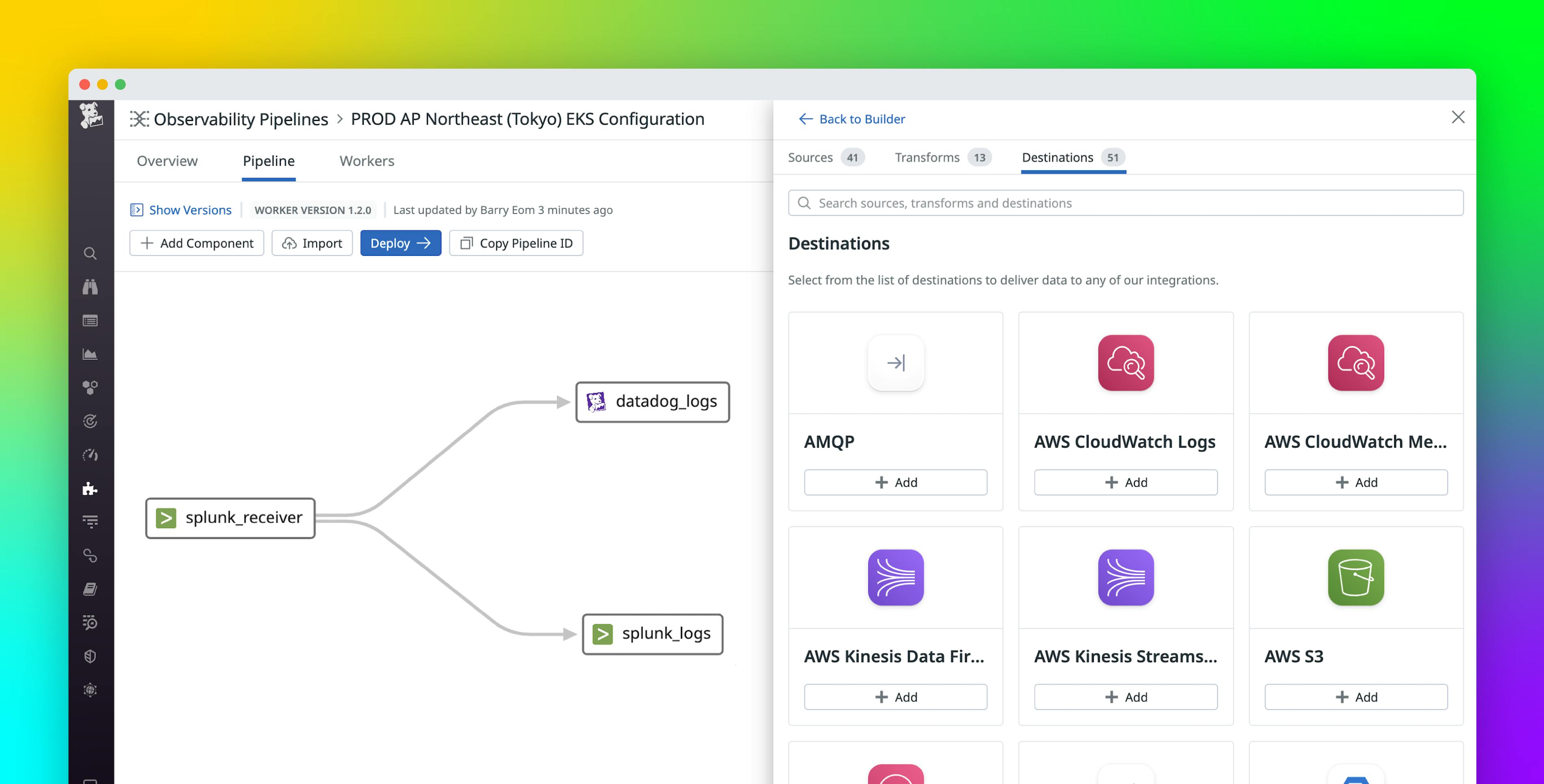 Send Your Logs to Multiple Destinations With Datadog’s Managed Log Pipelines and Observability ...