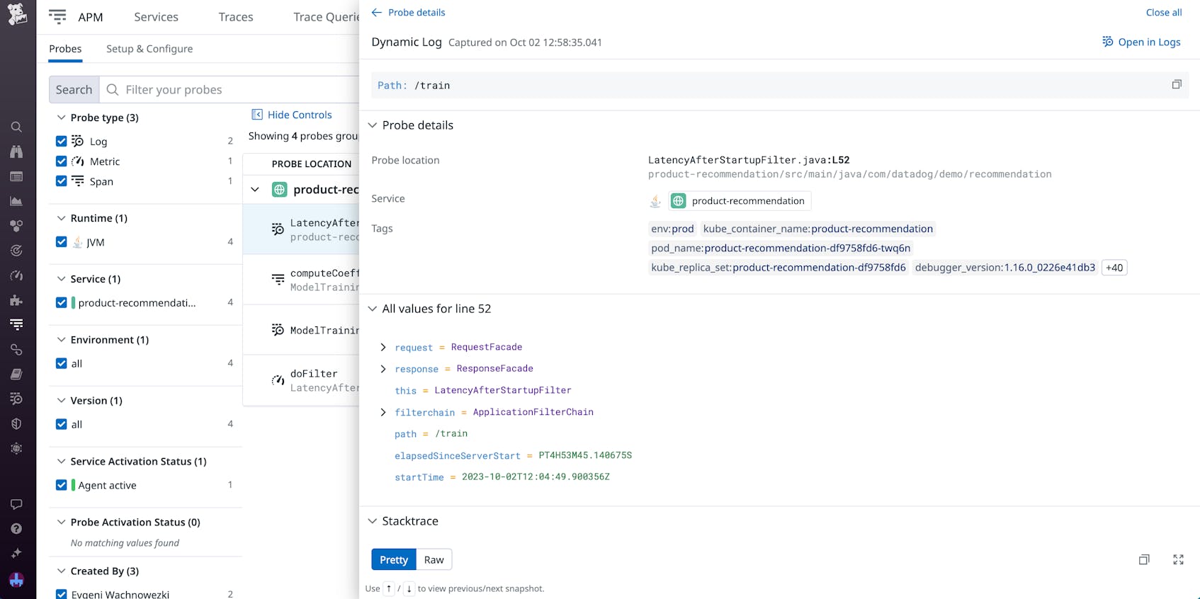 Use Datadog Dynamic Instrumentation to Add Application Logs Without ...
