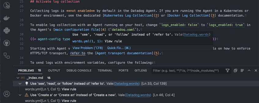 How We Use Vale to Improve Our Documentation Editing Process | Datadog