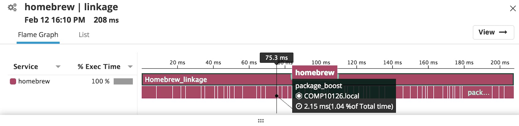 Using Datadog APM to Improve the Performance of Homebrew | Datadog