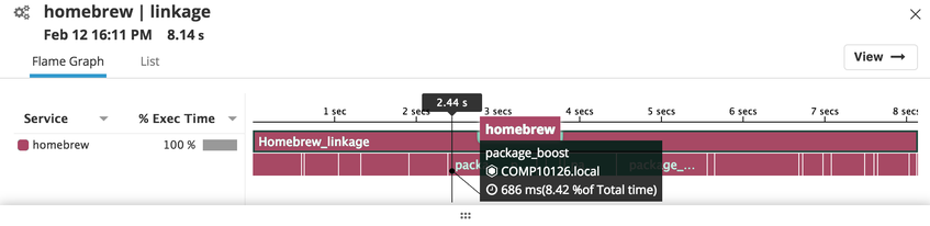 Using Datadog APM to Improve the Performance of Homebrew | Datadog