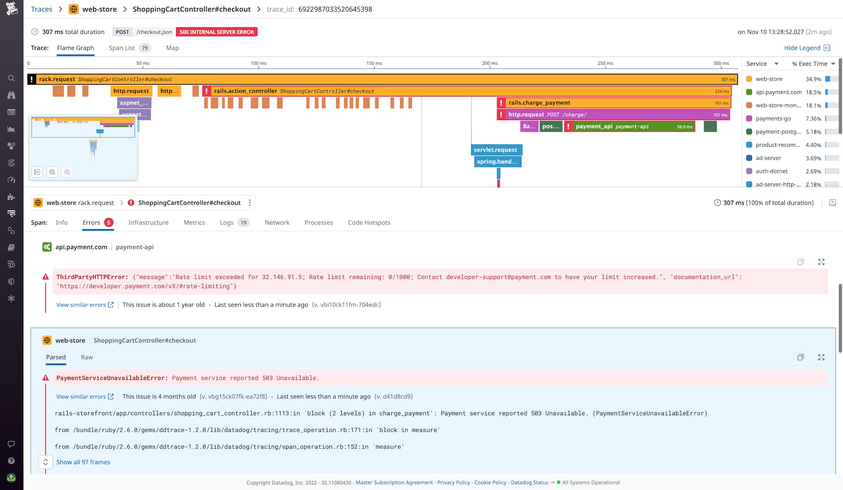 Make Sense of Application Issues With Datadog Error Tracking | Datadog