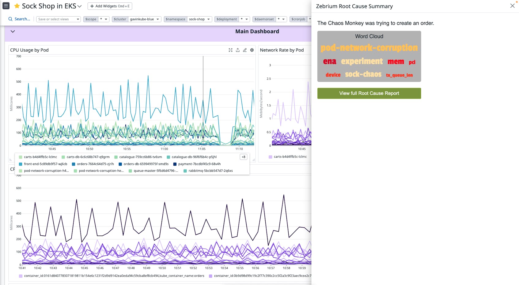 Find the Root Cause Faster With Datadog and Zebrium | Datadog