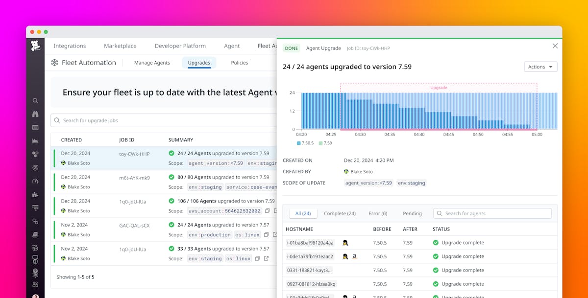 Centrally manage Agent upgrades and configurations with Datadog Fleet ...