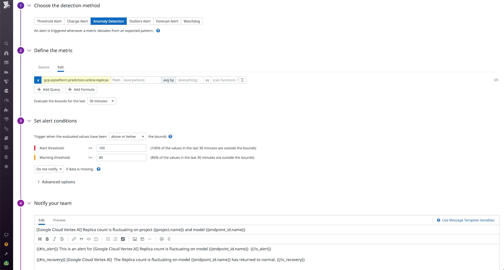 Monitor Google Cloud Vertex AI With Datadog | Datadog