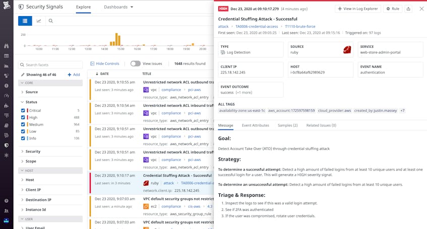 Best Practices for Monitoring Authentication Logs | Datadog