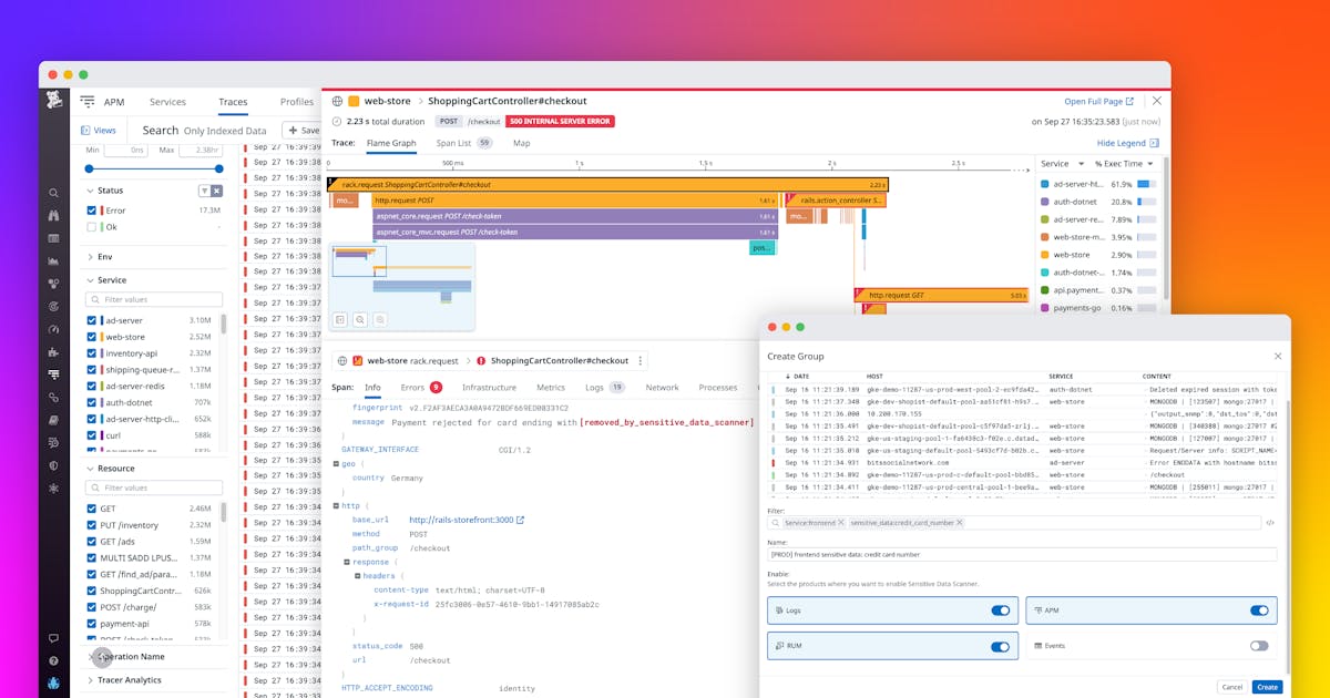 Identify And Redact Sensitive Data In Apm Rum And Events Stream With Sensitive Data Scanner