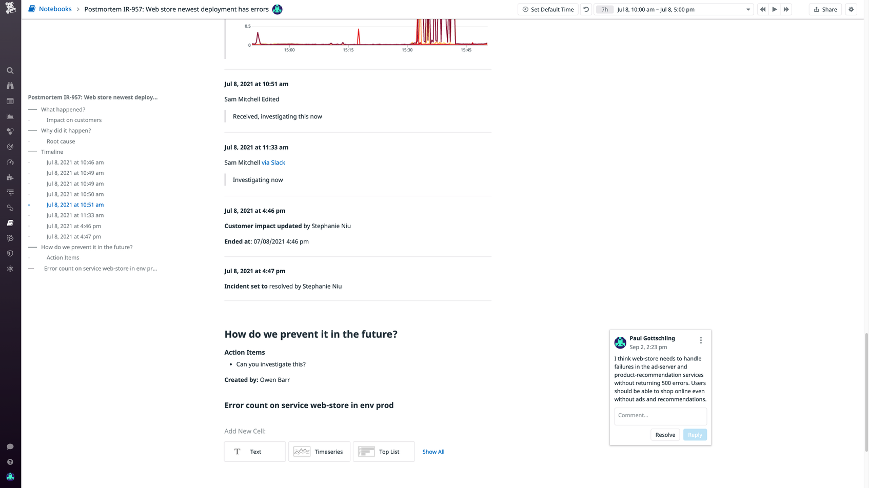 Best Practices for Writing Incident Postmortems | Datadog