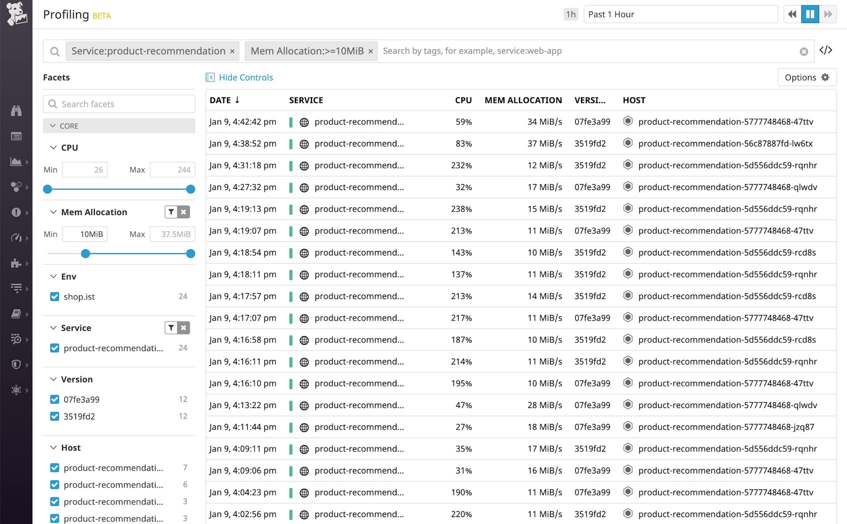 Datadog に常時接続型の本番環境プロファイリングが登場 | Datadog