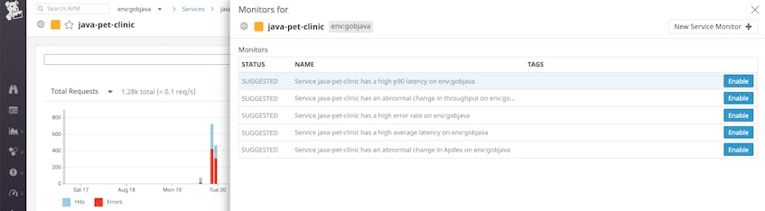 Monitor Java Memory Management With Runtime Metrics Apm And Logs