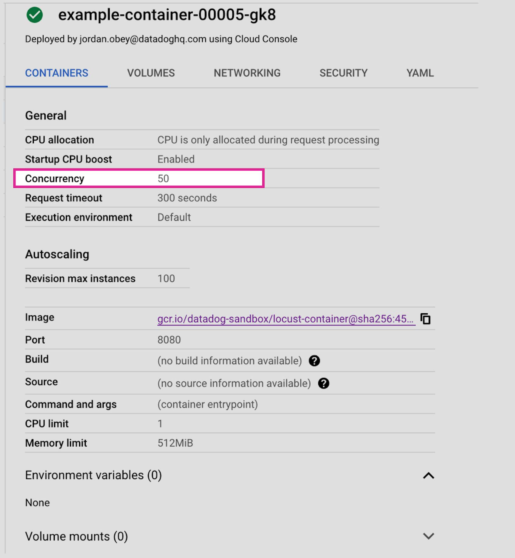Key Metrics for Monitoring Google Cloud Run | Datadog
