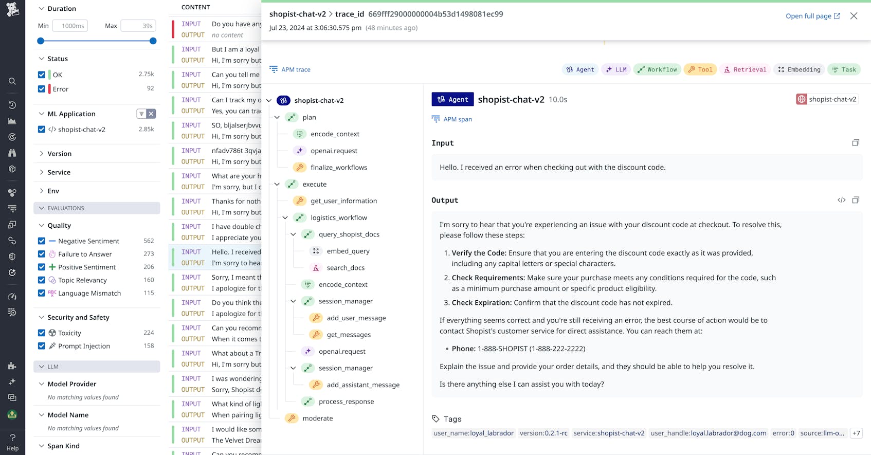 Get Granular LLM Observability by Instrumenting Your LLM Chains | Datadog