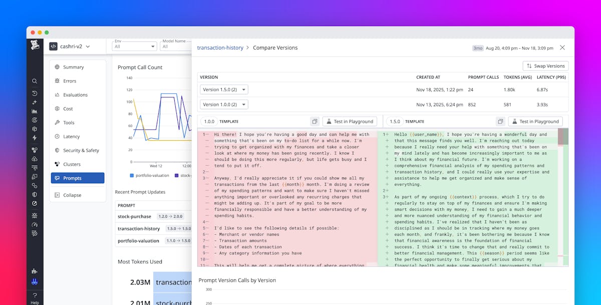 Track, compare, and optimize your LLM prompts with Datadog LLM ...
