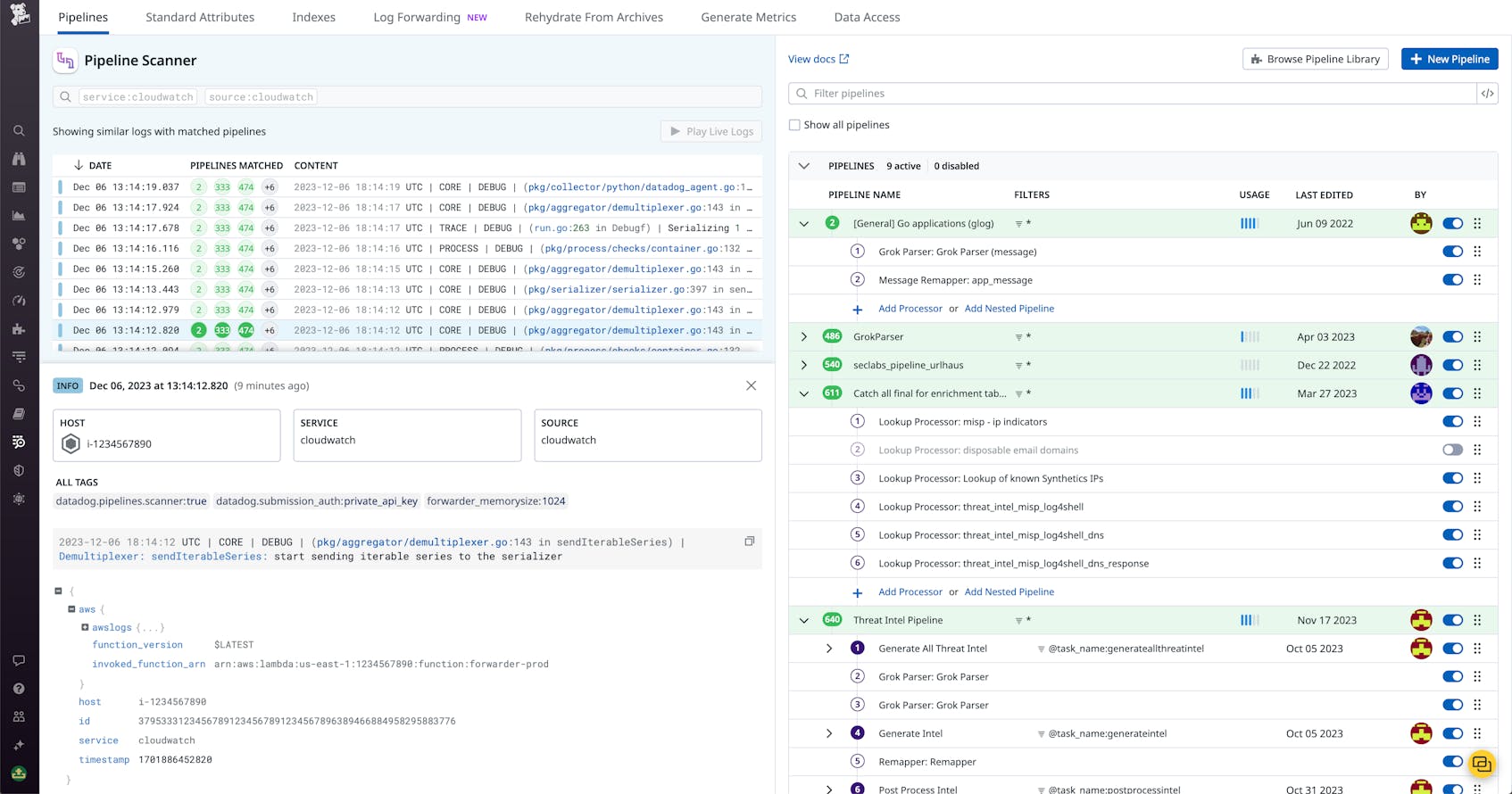 Investigate Your Log Processing With the Datadog Log Pipeline Scanner | Datadog