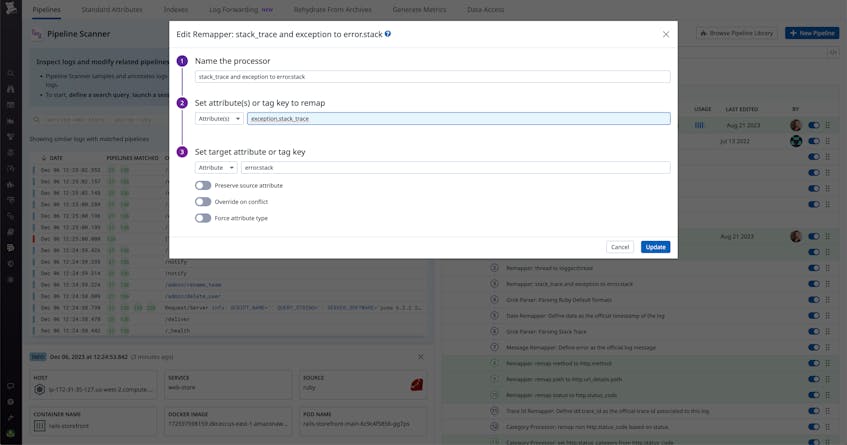 Investigate Your Log Processing With the Datadog Log Pipeline Scanner | Datadog
