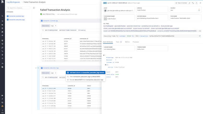 Take Enhanced Control of Your Log Data With Datadog Log Workspaces ...