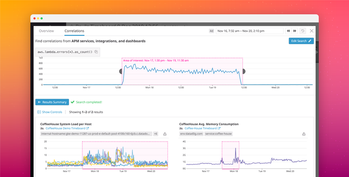 Speed Up Your Root Cause Analysis With Metric Correlations | Datadog