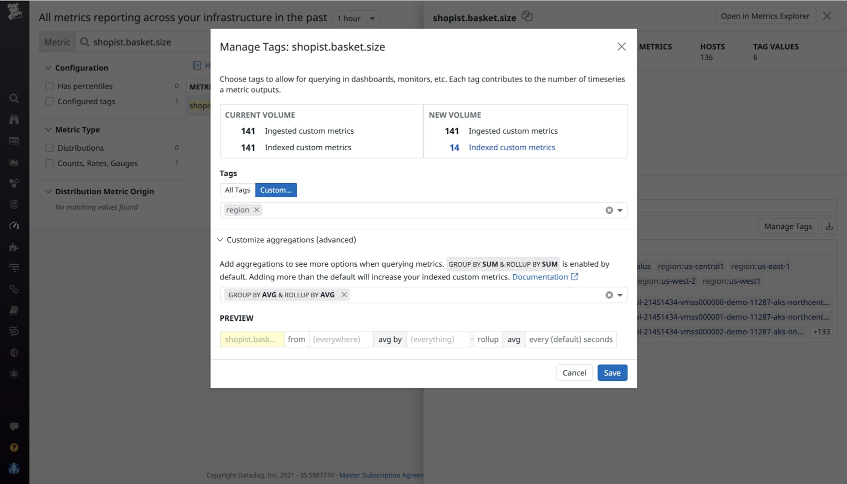 Dynamically Control Your Custom Metrics Volume With Metrics Without Limits™ | Datadog