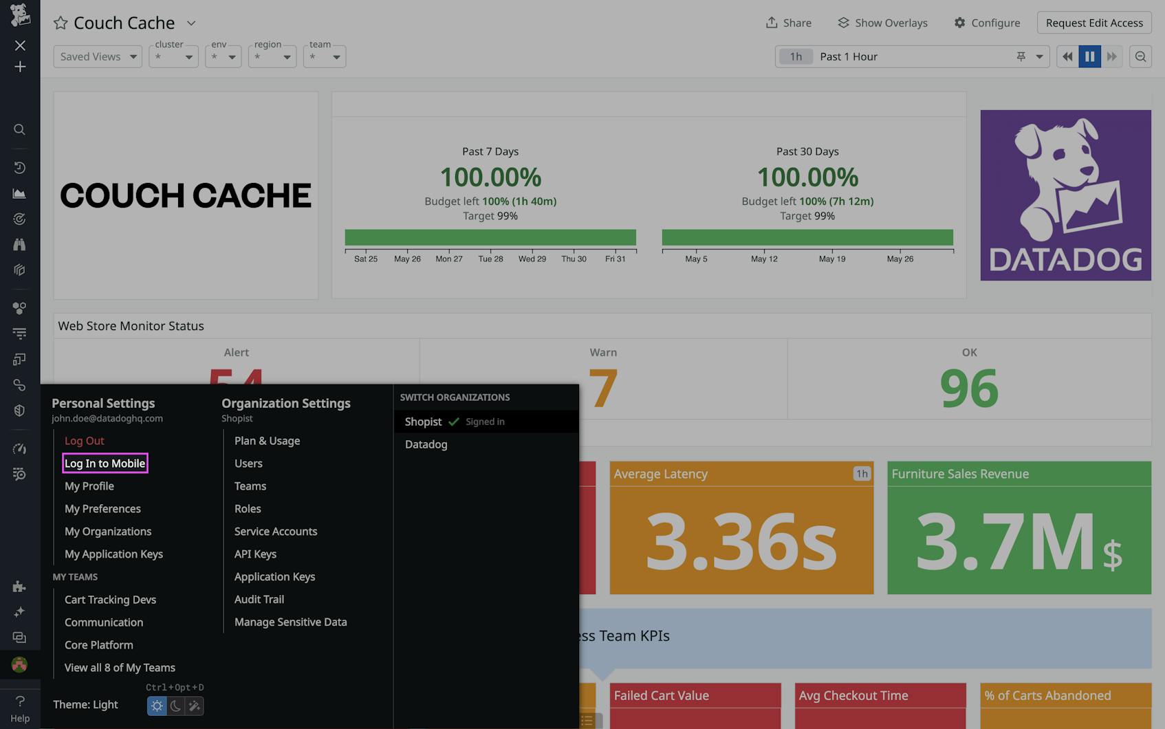 Getting Started With the Datadog Mobile App | Datadog