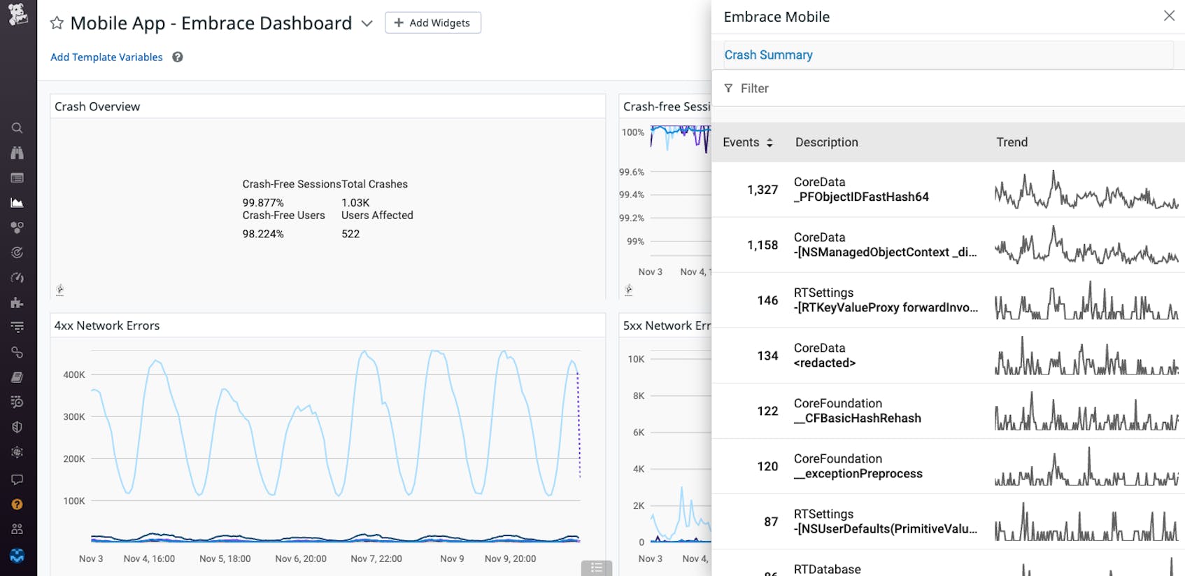 Monitor Your Mobile Apps With Embrace's Offering in the Datadog ...