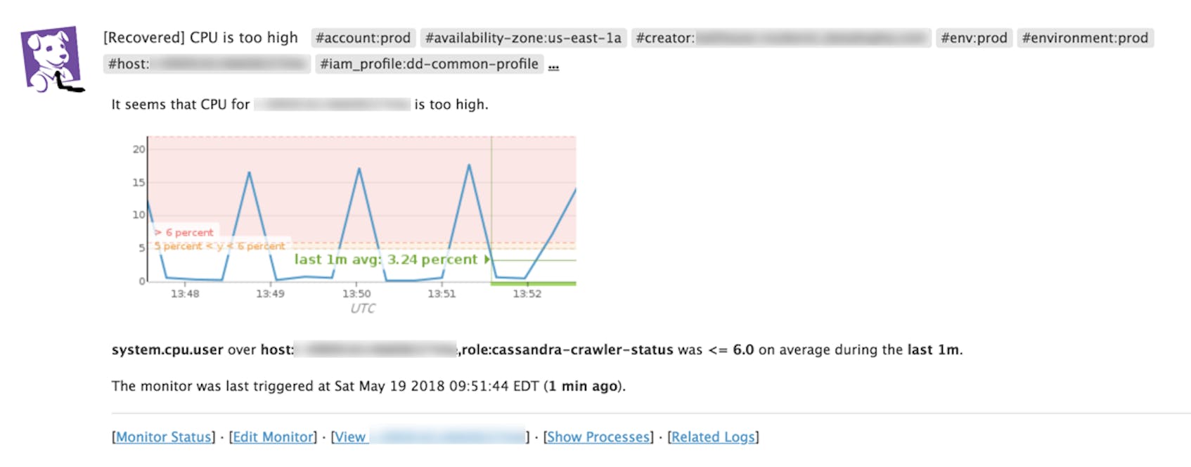 New Monitor Status Page: From Alert to Investigation in One Click | Datadog
