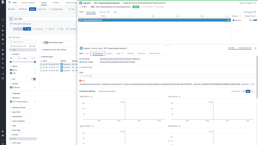 Monitor AWS Batch on Fargate With Datadog | Datadog
